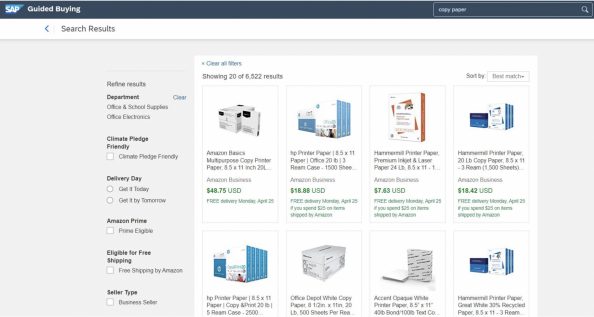 Simplify your product search with SAP Ariba solutions and Amazon Business
