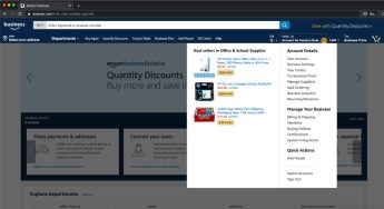 Account Switching | Manage Amazon Accounts | Amazon Business