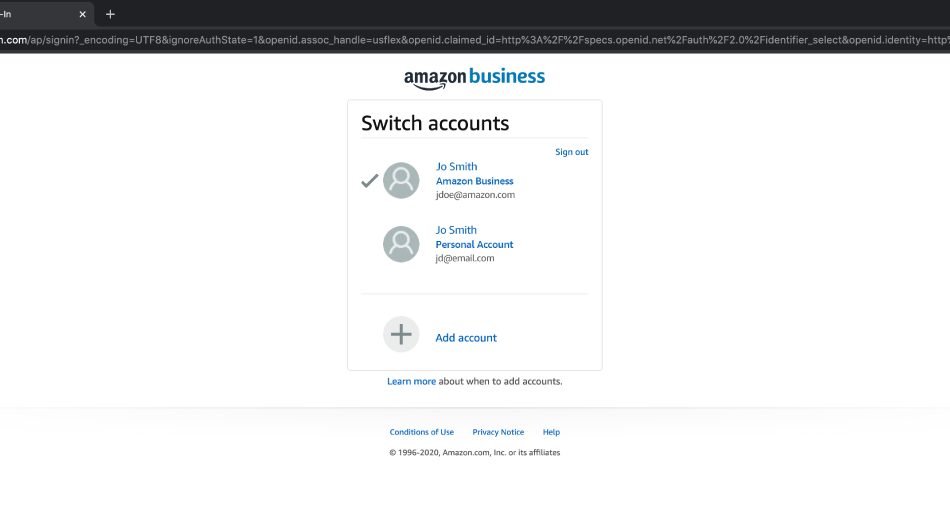 Account Switching | Manage Amazon Accounts | Amazon Business