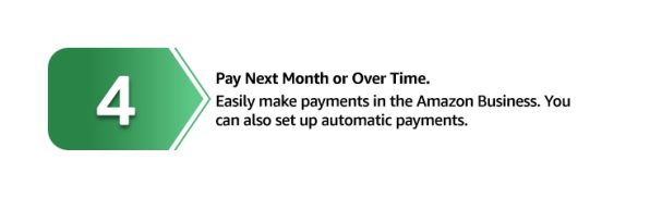 Amazon Pay Later for Business Purchases