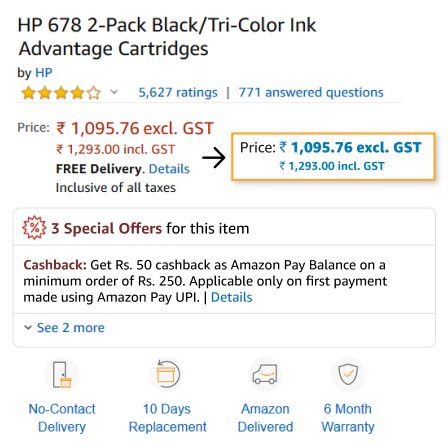 B2B Purchase GST invoice: Claim up to 18% | Amazon Business